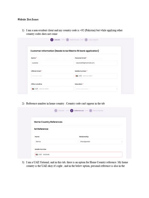 Website Test Issues Pdf