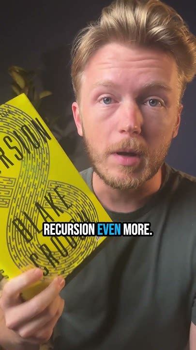 Recursion By Black Crouch Should You Read It Scifibooks Youtube