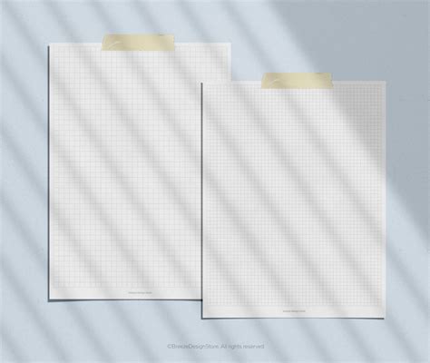 Grid Note Paper Printable A Letter Grid Paper Grid Notes Writing