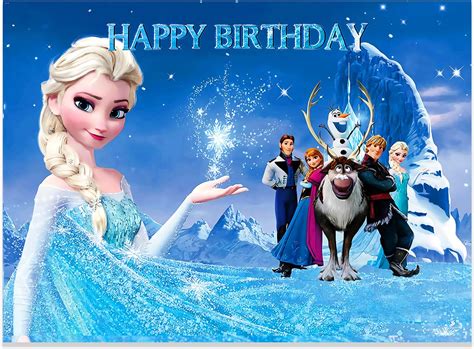 Elsa Princess Frozen Birthday Party Backdrop Banner Nepal Ubuy