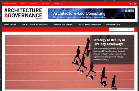 Strategy To Reality In Five Key Takeaways Biz Arch Mastery