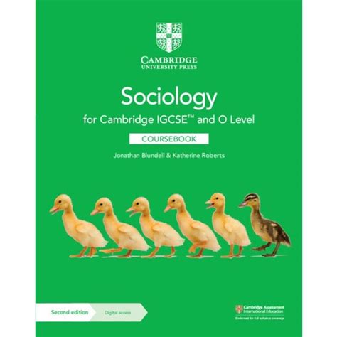 Cambridge Igcse And O Level Sociology Coursebook With Digital Access 2 Years Isbn