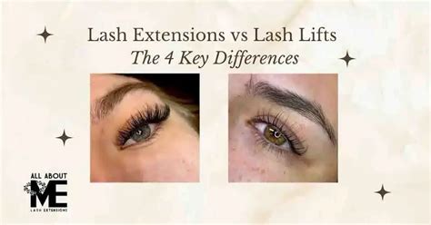 Lash Extensions Vs Lash Lifts The 4 Key Differences