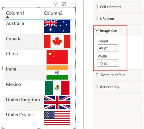Display Images In A Table Matrix Or Slicer In A Report Power BI Microsoft Learn
