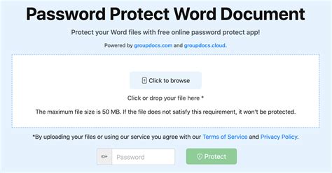 Password Protect Word Document Add Password To Lock Files