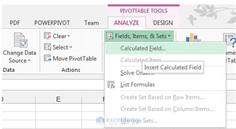 Excel Pivot Table Calculated Field How To Insert Edit Exceldemy