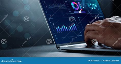 Analyst Working In Business Analytics And Data Management System To