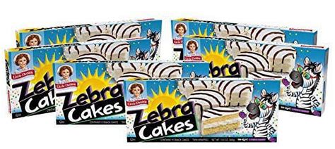 Little Debbie Zebra Cakes 60 Twin Wrapped Cakes 6 Boxes