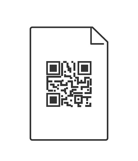 Premium Vector Qr Code Vector Icon Qr Code Sample For Smartphone Scanning Isolated Vector