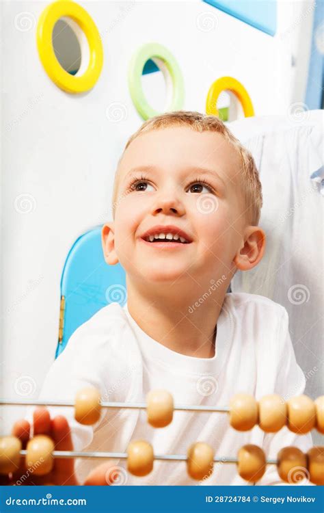 Counting On Abacus Stock Photo Image Of Babe Learning 28724784