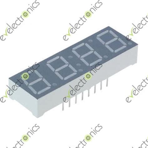 4 Digit 7 Segment Cc Red 4x13cm In Pakistan