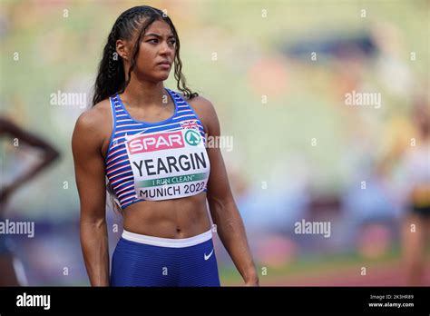 Nicole Yeargin Participating In The 400 Meters Of The European