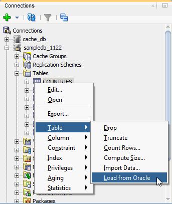 Loading Data From An Oracle Database Into A TimesTen Database