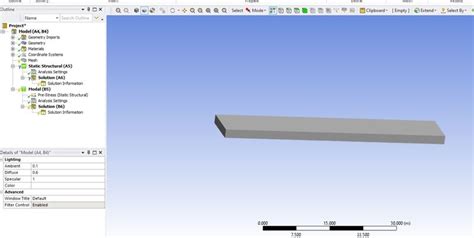 Modal Analysis Using Ansys Workbench