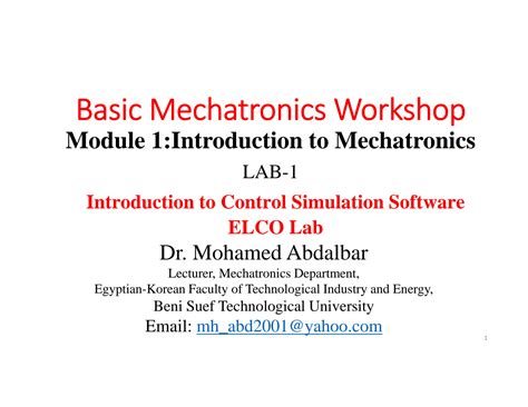 Solution Lab 1 Introduction To Control Simulation Software Elco Lab