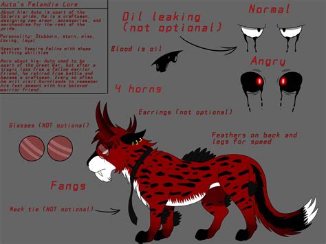 Autos Felandia Reference Sheet By Thekillager On Deviantart