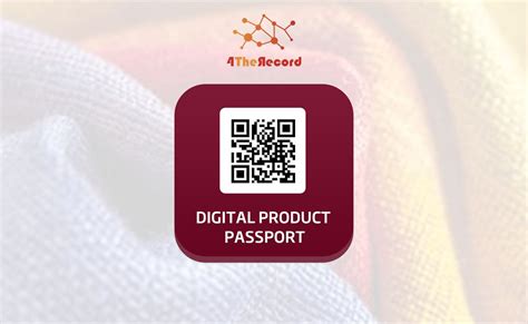 Digitalproductpassports Sustainability Circulareconomy 4therecord