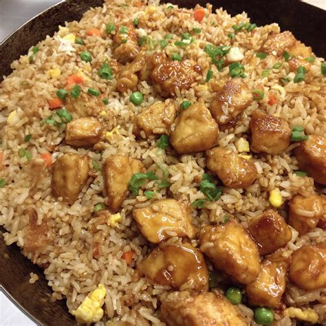 Orange Chicken Fried Rice One Pan Asian Inspired Dinner Recipes By