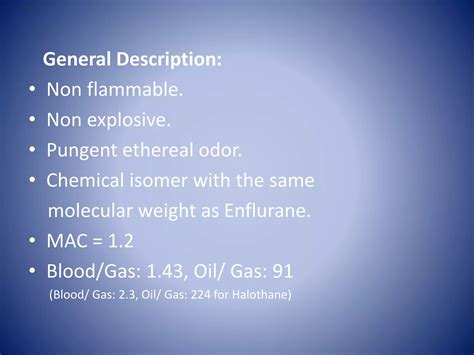 Inhalational Anesthetics Isoflurane And Sevofluranepptx