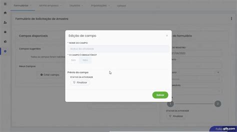 34 Criar Um Formulário De Interação Software Crm Sistema Crm De Vendas