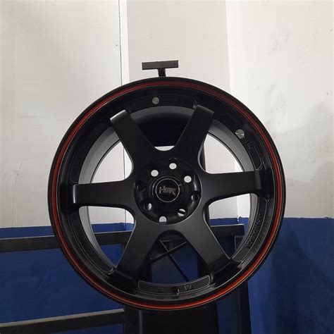 Jual Velg Mobil Hsr Wheels Tokyo Te37 Hsr R16x7 8 5 Lubang 4x100 114 3 Fb Rl Shopee Indonesia