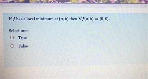 Solved If A Function Of Two Variables Has Two Local Maxima