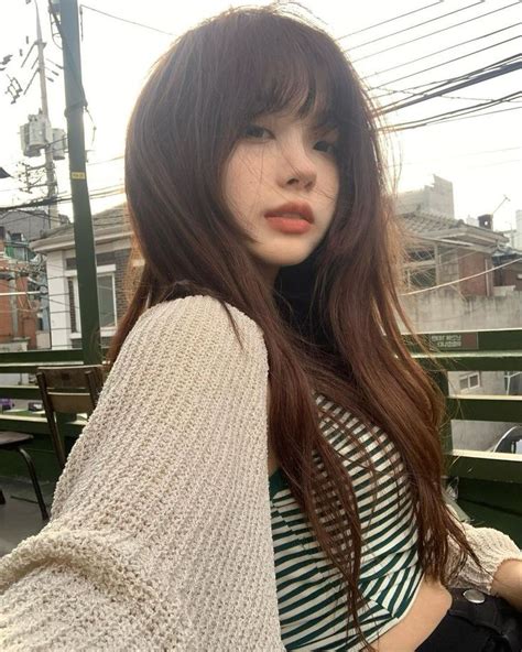 Uzzlang Girl Girl Face Hairstyles Haircuts Pretty Hairstyles Hair