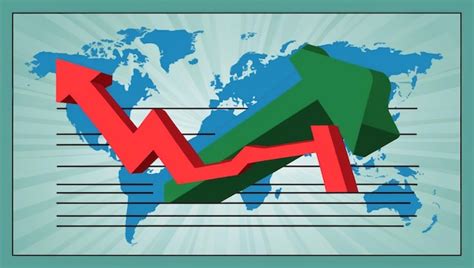 A Colorful World Map Showing Economic Growth Trends And Data Analysis Premium Ai Generated Image