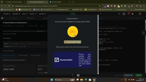 Samarth Mishra On Linkedin 21days Day18 Geekstreak2024 Deutschebank Geeksforgeeks