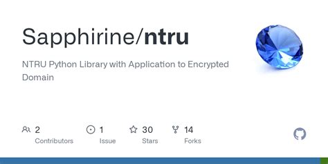 Github Sapphirinentru Ntru Python Library With Application To