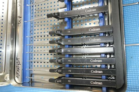 Used Codman Karlin Micro Cervical Curettes Back Straight Up W