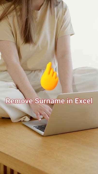 remove surname in ms excel shorts shortsfeed shortvideo excel tips