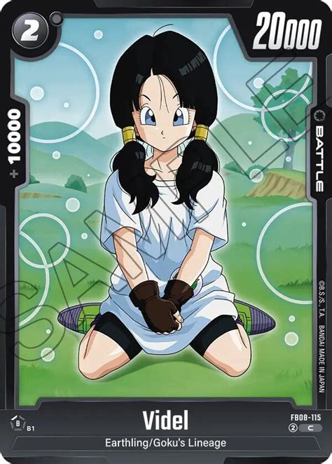 Videl Fb08 115 Saiyans Pride Dragon Ball Super Fusion World