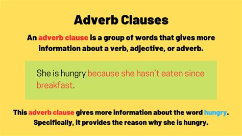 Adverb Clause Examples
