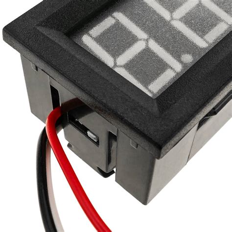 Lcd 3 Digit Display In Green And With 0 100vdc Voltmeter With Frame