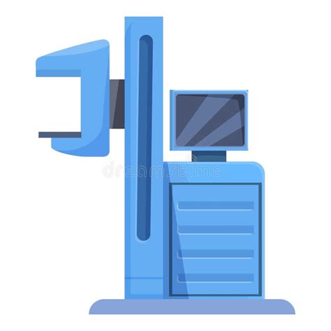 Modern Digital X Ray Machine Generating Electromagnetic Radiation Stock