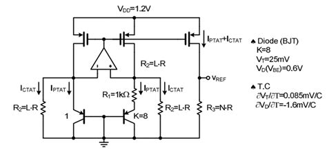 Solved Consider The Following Band Gap Reference Circuit