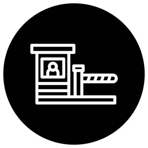 Premium Vector Checkpoint Vector Icon Design Illustration