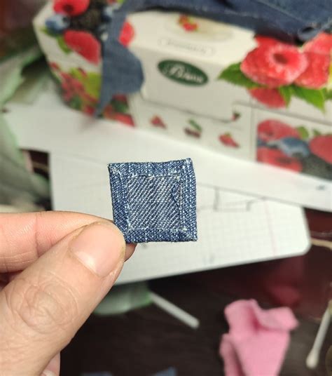 Джинсовый комбинезон для Баболи шарнирной куклы 16 см МК Екатерина Пинаева Дзен