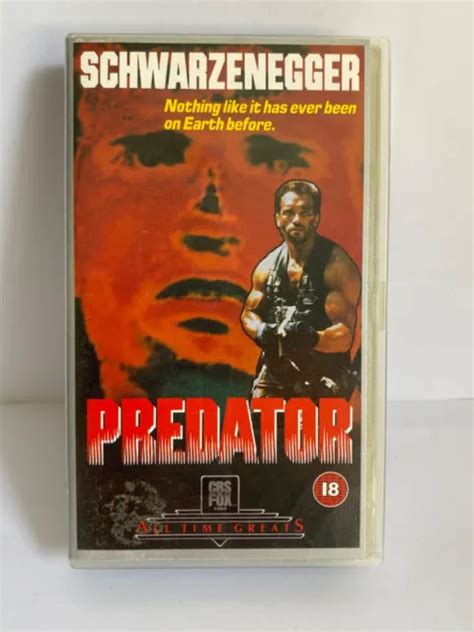 Arnold Schwarzenegger Vhs Tape Predator Picclick Au