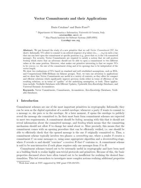 Catalanoandfiore Pdf Databases Applied Mathematics