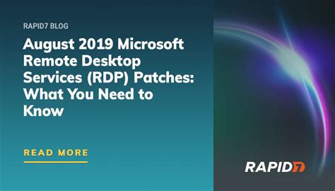 Latest Wormable Microsoft Rdp Flaws A Summary With Patch Info Rapid7 Blog