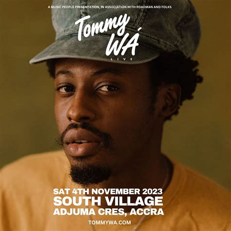 Tommy WÁ Live ‣ Ayatickets Blog
