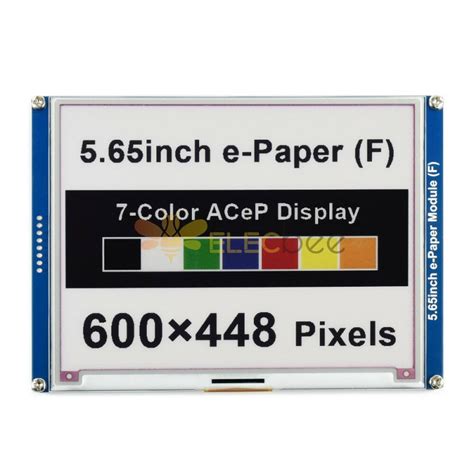5 65 Inch Acep 7 Color E Paper E Ink Raw Display 600x448 Pixels Spi Paper Like Module