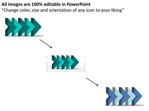PPT 5 State Diagram Linear Arrow Flowchart Business PowerPoint Templates 5 Stages PowerPoint