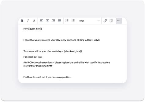 Using Variables In Messages Guesty Help Center
