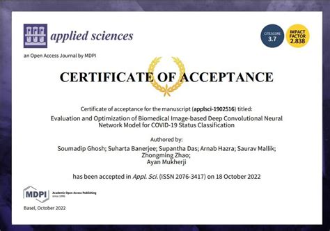 Suharta Banerjee On Linkedin Mdpi Journal Researchpaper