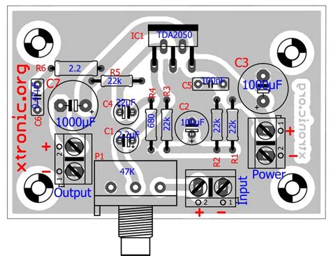 Tda2050 Subwoofer Circuit Diagram