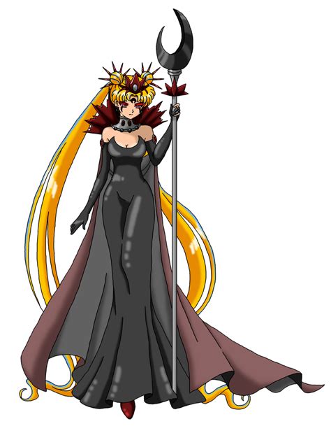 Dark Queen Serenity By Nads6969 Sailor Pluto Transformation Wand