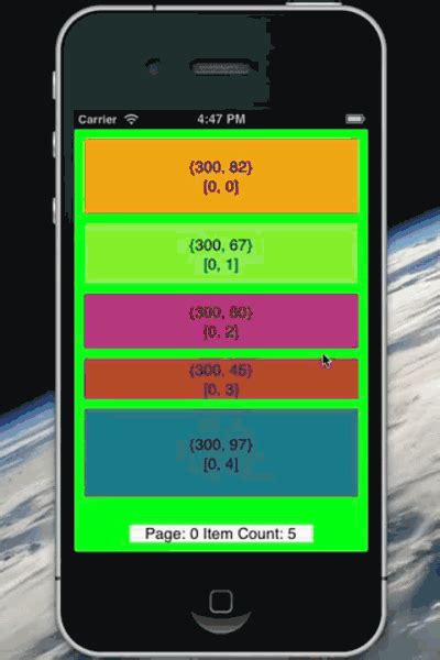 Github Liamnicholslncollectionviewpagedlayout Vertical Scrolling Paged Layout For
